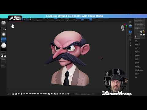 Angry Feller- Stylized ZBrush Sculpt Part 2 | Shane Olson