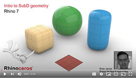 Rhino 7: Create organic shapes with SubD modeling