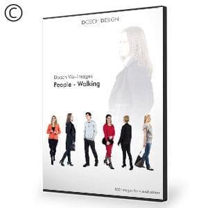 DOSCH 2D Viz-Images: People - Walking
